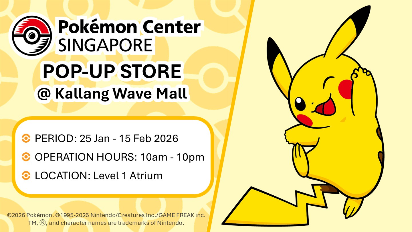 POKÉMON CENTER SINGAPORE POP-UP STORE | Singapore Sports Hub | Sports ...